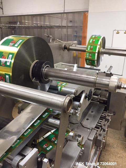 Used Allpac Automatic Horizontal Fin Seal Wrapping Machine, Model S-7