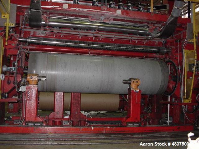 Used Ahlstrom Slitter Rewinder. 2600 mm capacity. Speed 1800 m/min. B