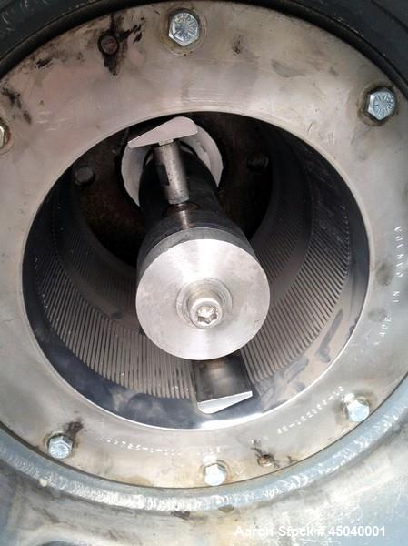 Beloit Horizontal Pressure Screen. Stainless steel rotor. Used for re
