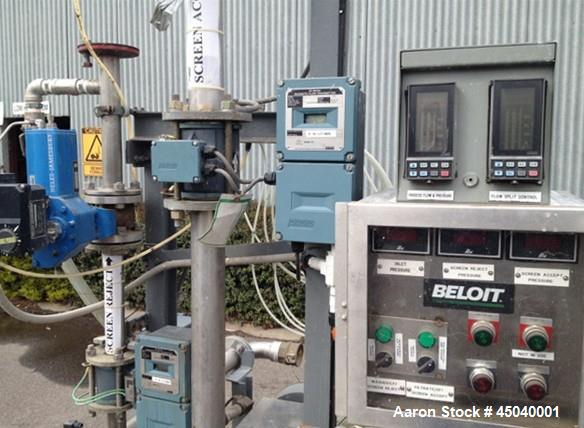 Beloit Horizontal Pressure Screen. Stainless stee