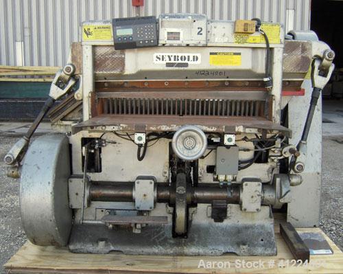 Used Harris Seybold Shear/Cutter, Model CFD-P.51'' wide blade with an