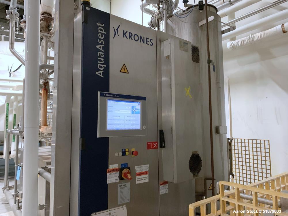 Used Krones Sterile Water Ultra High Temperature (UHT) System. Model
