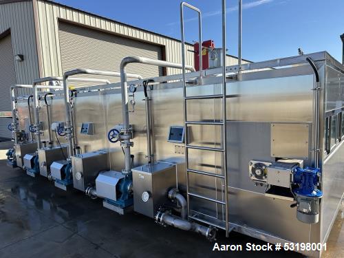 Used SK Pack 64" x 24' Stainless 4 Zone, Pasteurizer Tunnel, Model #P