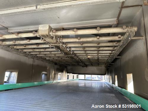 Used SK Pack 64" x 24' Stainless 4 Zone, Pasteurizer Tunnel, Model #P