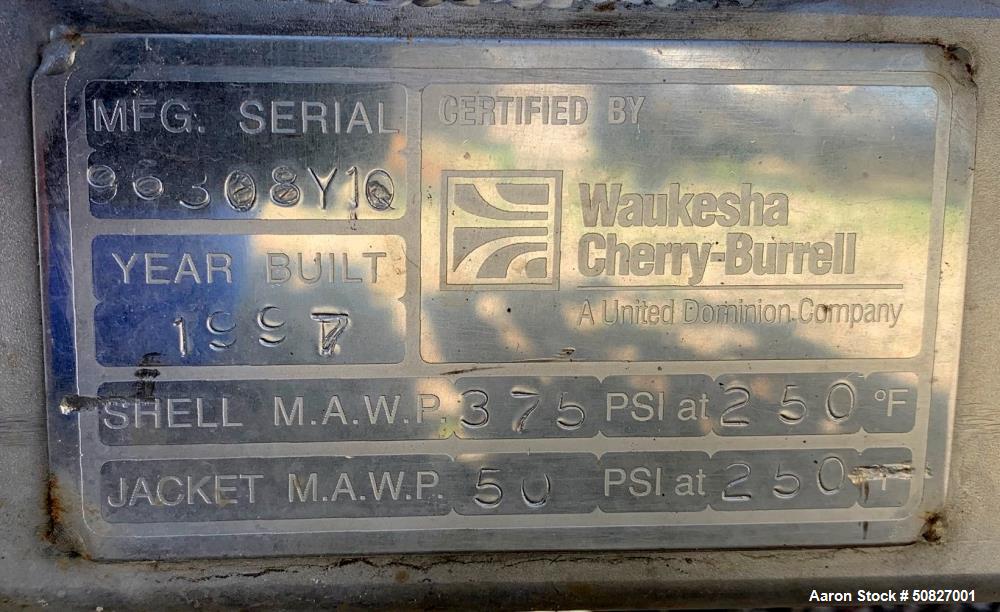 Used Waukesha Cherry-Burrell, HTST (High Temperature/Short Time) Syst