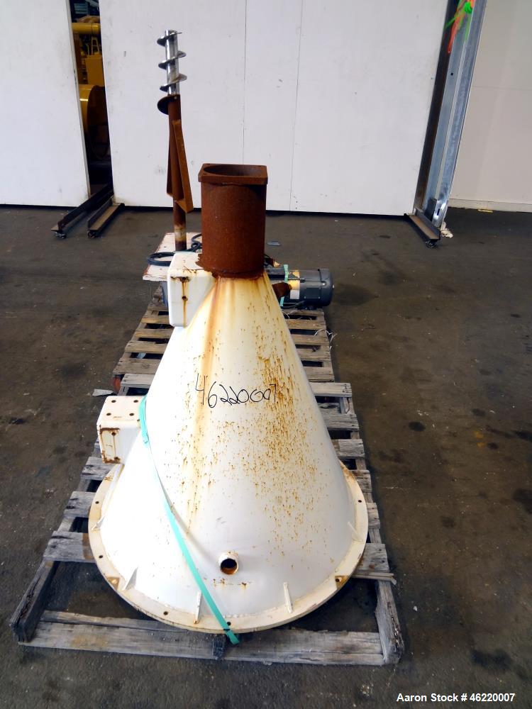 Used Cincinnati Milacron Crammer Feeder. Approximately 5" diameter 30