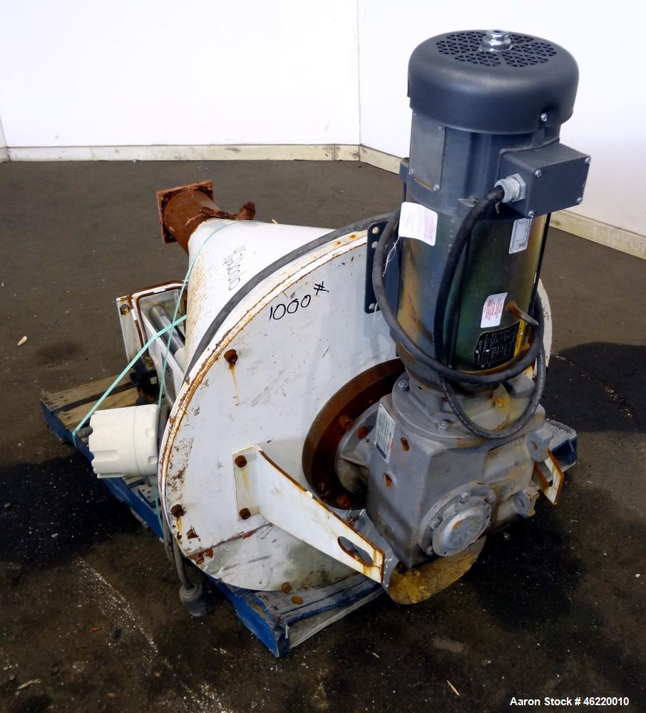 Used Cincinnati Milacron Crammer Feeder. Approximately 5" diameter 30