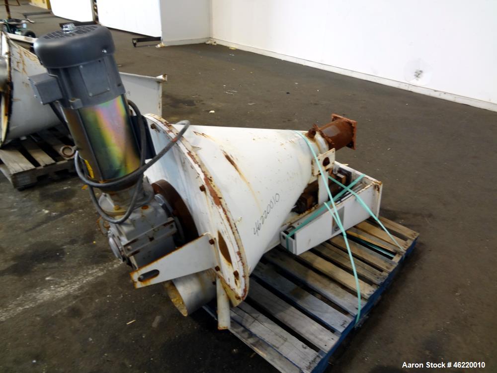 Used Cincinnati Milacron Crammer Feeder. Approximately 5" diameter 30