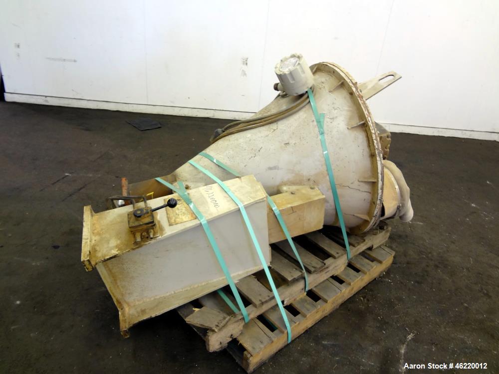 Used Cincinnati Milacron Crammer Feeder. Approximately 5" diameter 30
