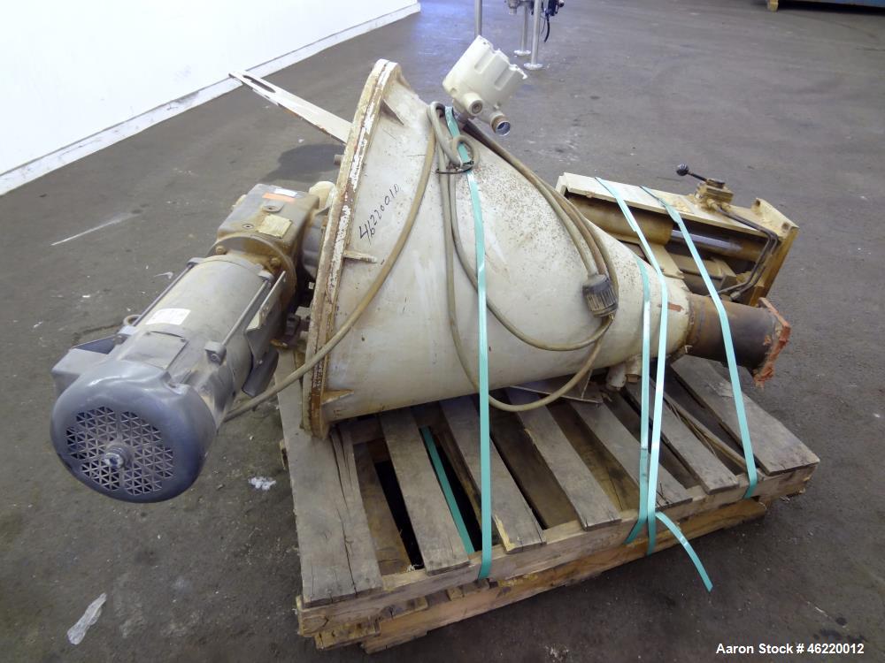 Used Cincinnati Milacron Crammer Feeder. Approximately 5" diameter 30