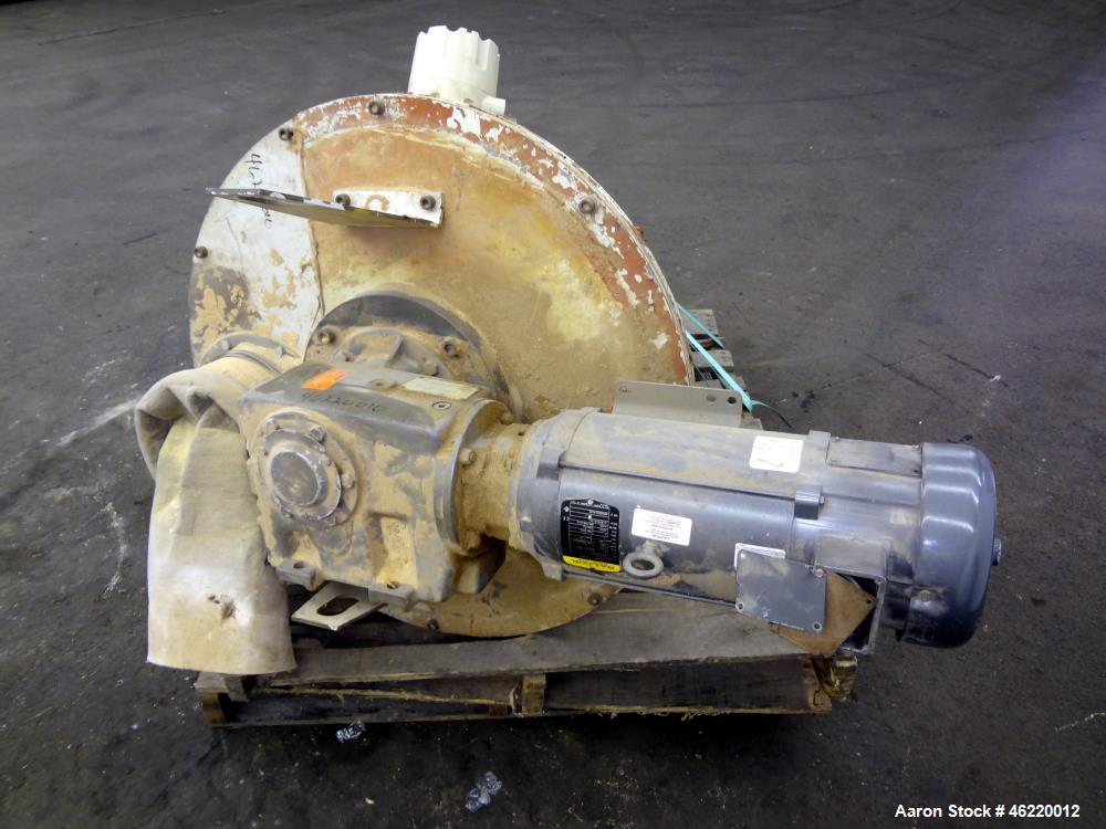 Used Cincinnati Milacron Crammer Feeder. Approximately 5" diameter 30