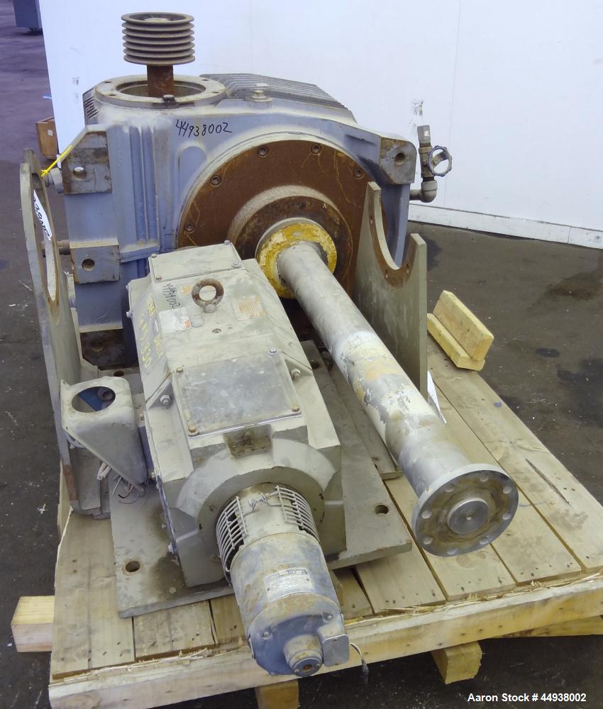 Used Crammer Feeder Parts. Consisting Of: (1) Gearbox, approximate 1