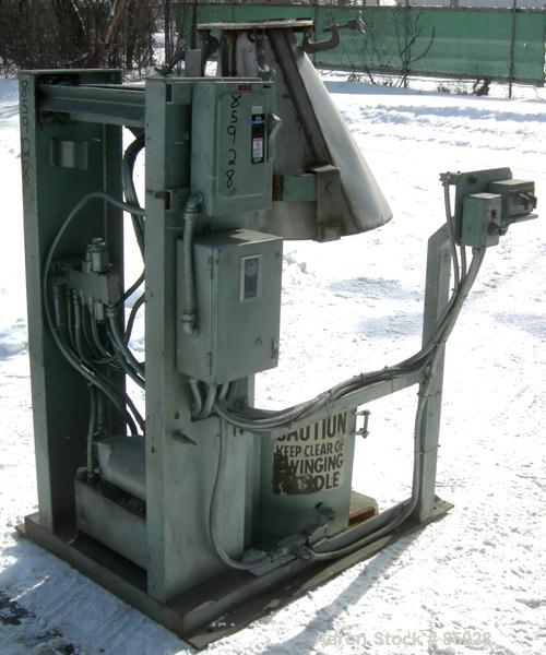 Used Hercules Industries Low Level Hydraulic Drum Dumper. Approximate