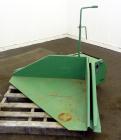 Used IMS Floor Level Gaylord Tilt Table, Model 25-6000, Carbon Steel.