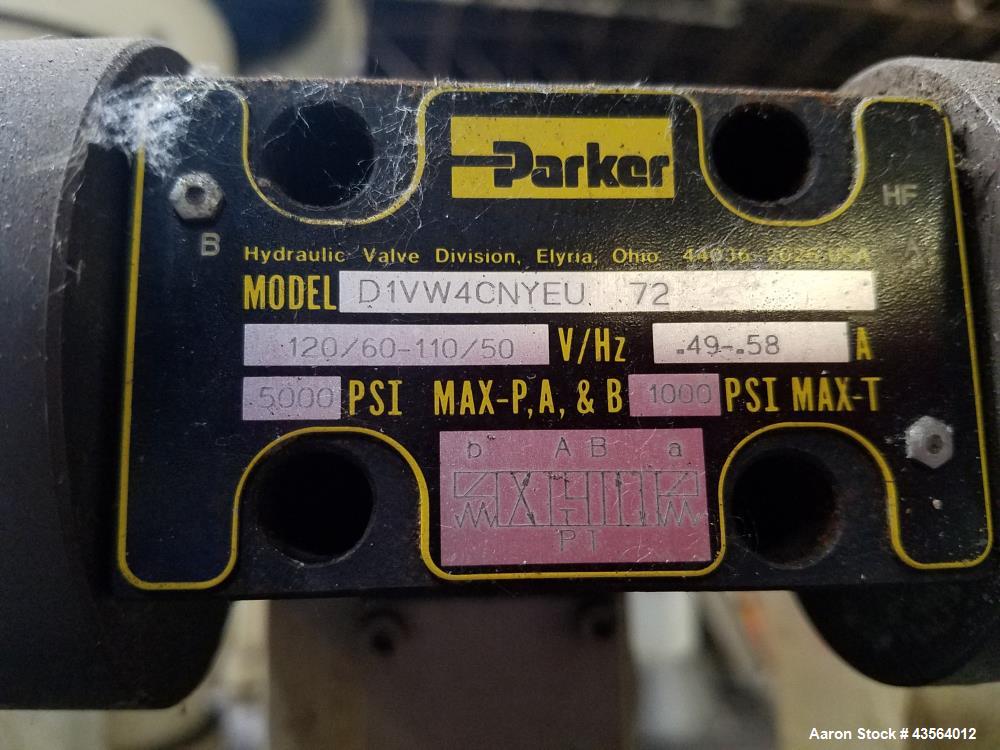 Used Michigan Fluid Power hydraulic unit, 3 hp, 230/460 volt, xp moto