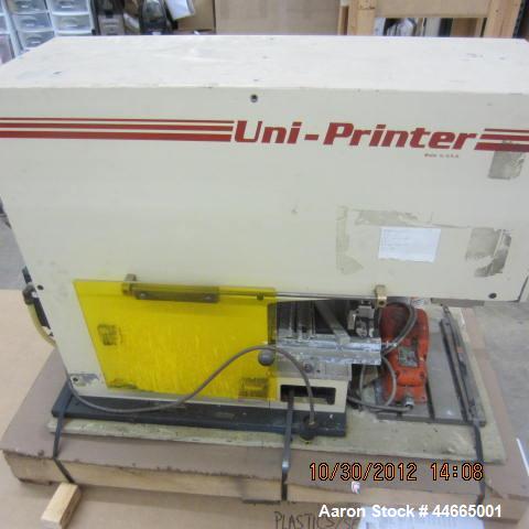 UsedUnited Silicone Uni-Printer Pad Printer, Model UP 450 T. Designe