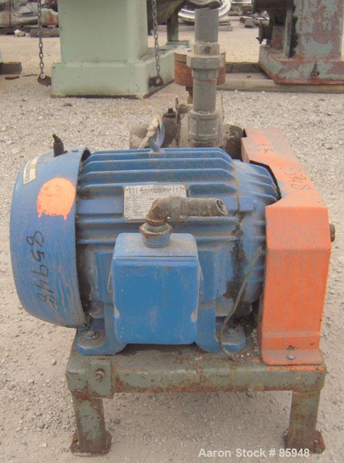 Used Fuller High Pressure Vertical Rotary Positive Displacement Blowe