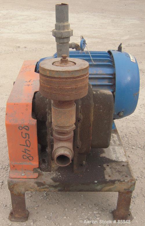 Used Fuller High Pressure Vertical Rotary Positive Displacement Blowe
