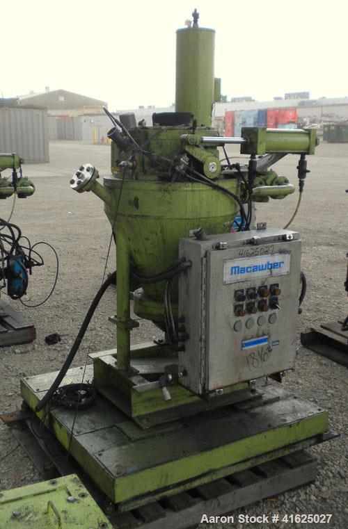 Used Macawber Denseveyor, Model 3/8, carbon steel. 6" straight side x