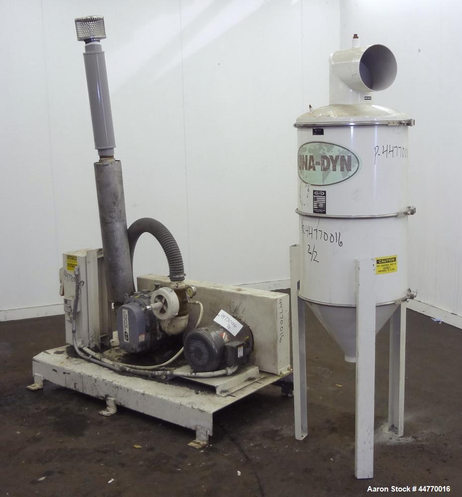 Used Una-Dyn Vacuum Conveying System consisting of: (1) Gardner Denv