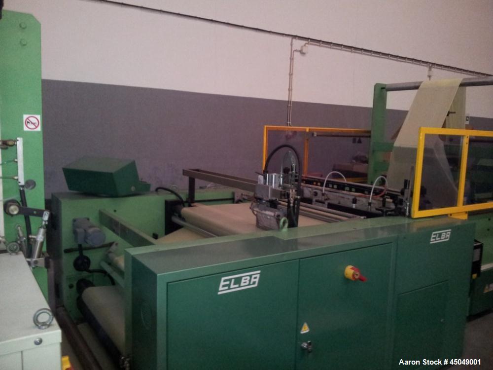 UsedElba Automatic Bag Making Machine, Model SA92E-11. Includes cont