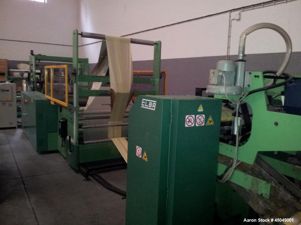 UsedElba Automatic Bag Making Machine, Model SA92E-11. Includes cont