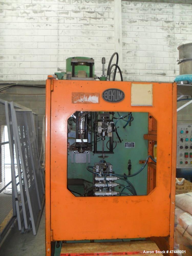 Used Bekum Continuous Extrusion Blow Molding Machine, Model BAE-1. Sc