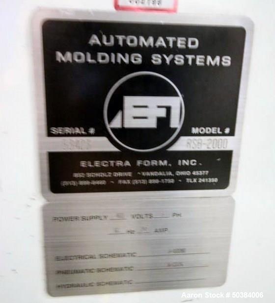 Used- Electra Form Inc. 2-Head PET Pre-Form Blow