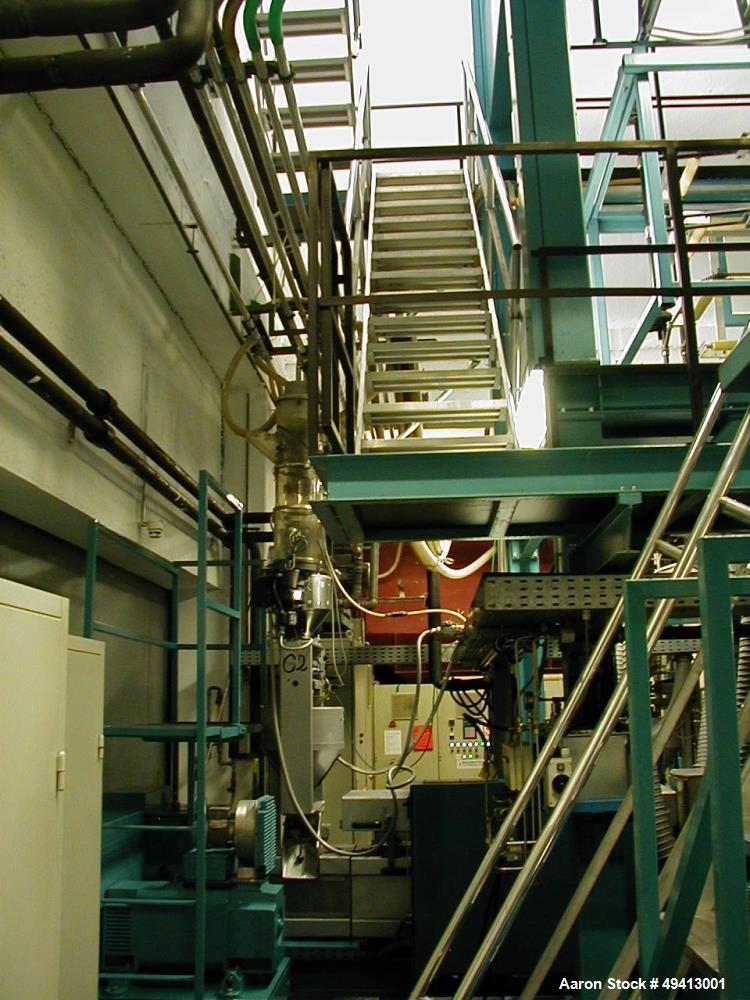 Used Barmag 5 Layer Co-Extrusion Blown Film Line, type BF12-5/5-1400