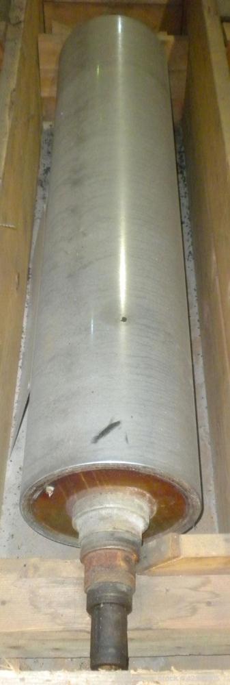 Used- Chrome Plated Cast Film Roll, 12" diameter