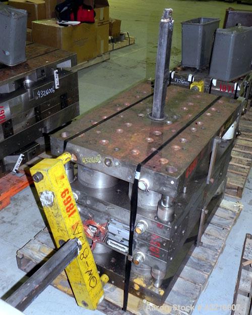 Used Husky Injection Die Mold. (16) Cavity, approximate 4-1/2" diamet
