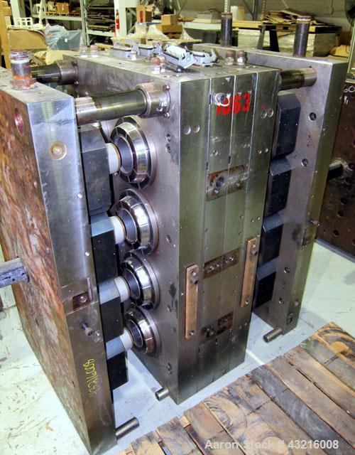 Used Husky Injection Die Mold. (16) Cavity, approximate 4-1/2" diamet