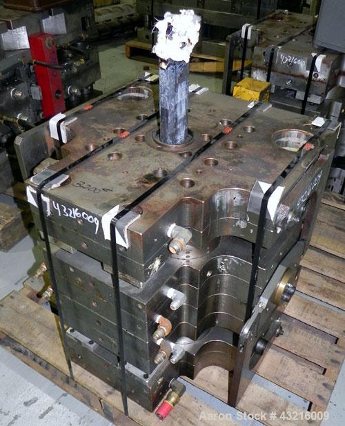 Used Husky Injection Die Mold. (8) Cavity, approximate 4" diameter li