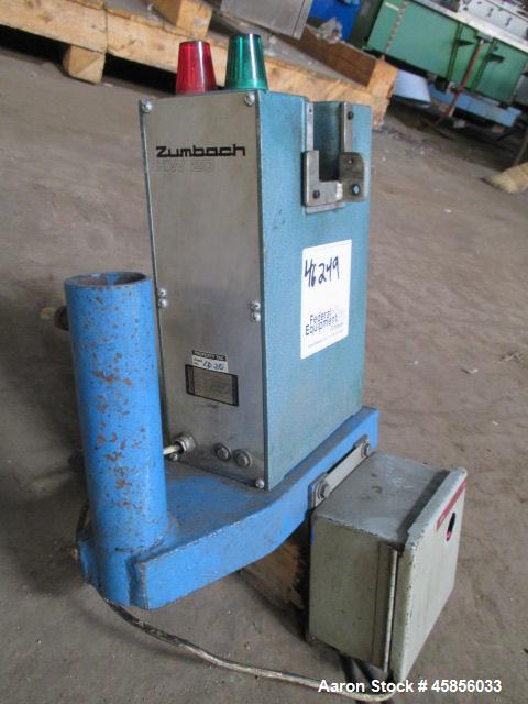 Used Zumbach Surface Fault Detector, Model KW20. 2.5" Wide aperture w
