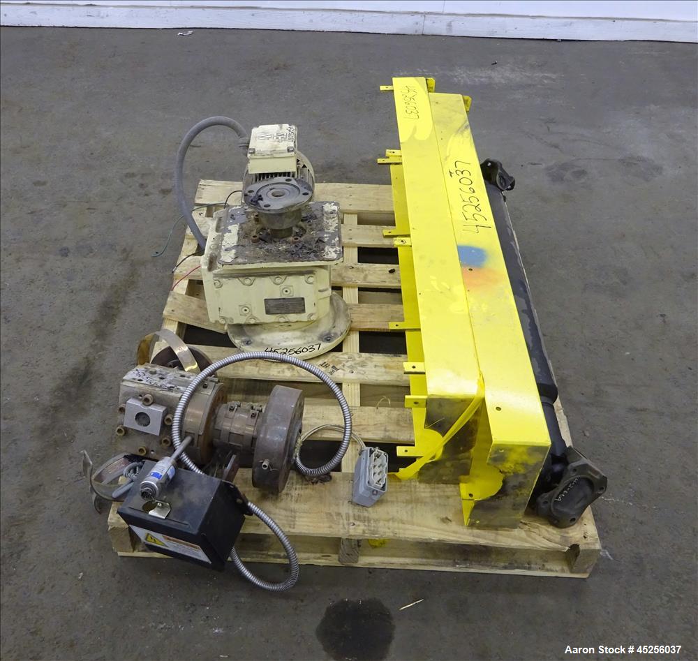 Used Maag Extrex Gear Pump, Model EX36. Approximate 25.6 cm per revol