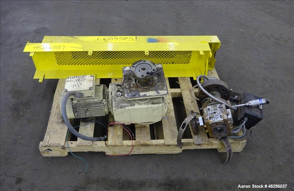 Used Maag Extrex Gear Pump, Model EX36. Approximate 25.6 cm per revol