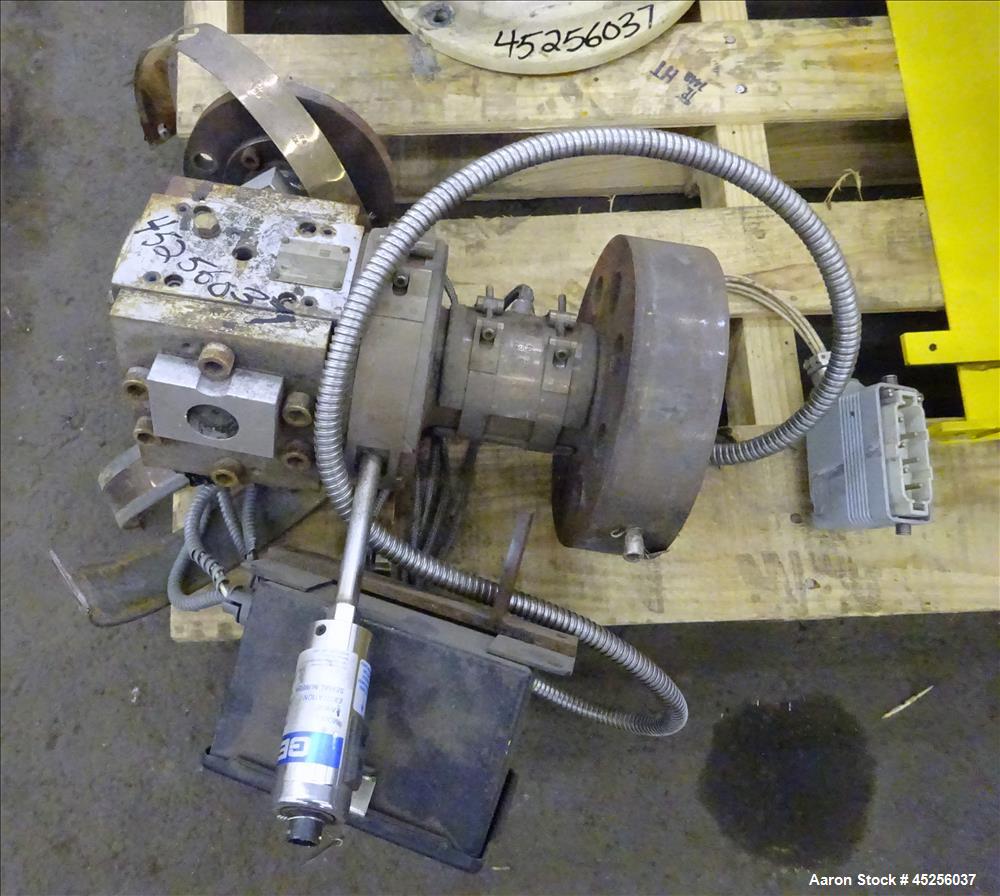 Used Maag Extrex Gear Pump, Model EX36. Approximate 25.6 cm per revol