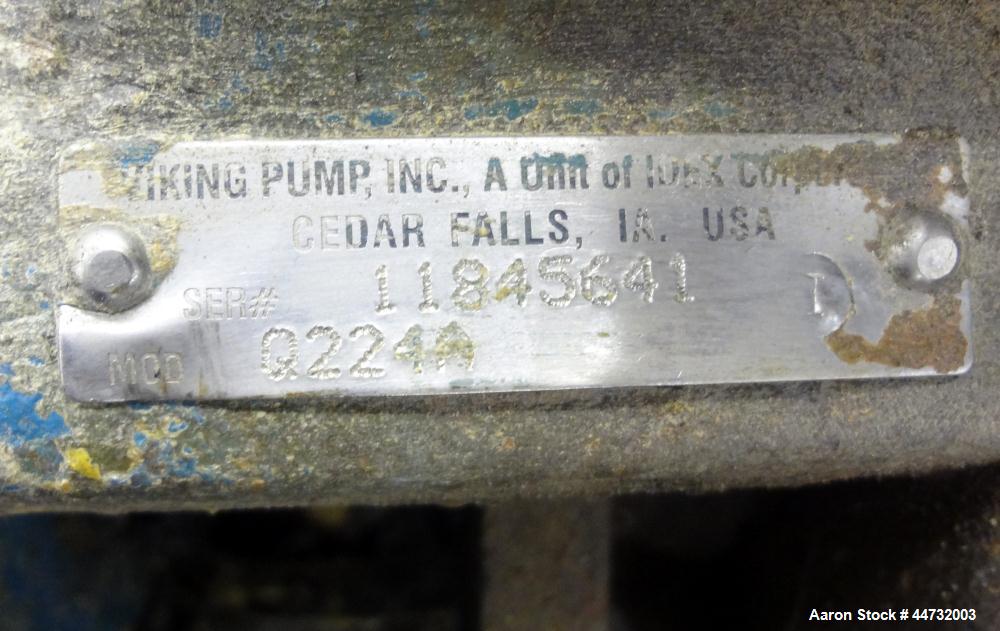 Used Viking Universal Seal Heavy Duty Jacketed Rotary Gear Positive D