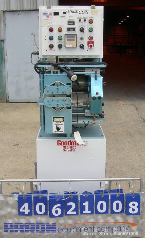 Used Goodman Traveling Fly Knife Cutter, model Med/1000, Vac-O-Torq d