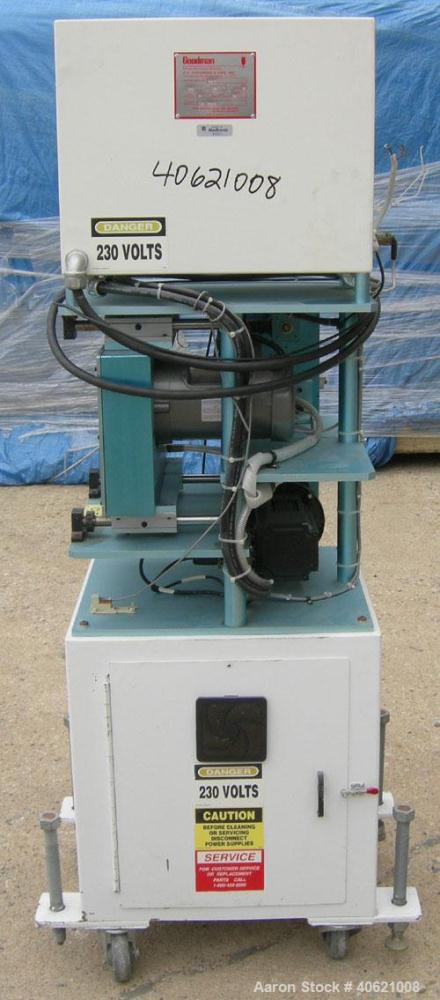 Used Goodman Traveling Fly Knife Cutter, model Med/1000, Vac-O-Torq d