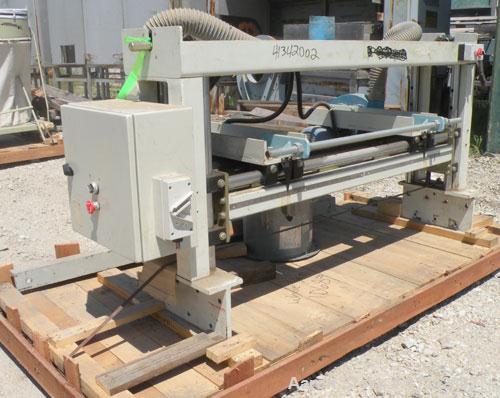 Used Dual Edge Trim Station, (2) blades each driven by a 4 kw motor w