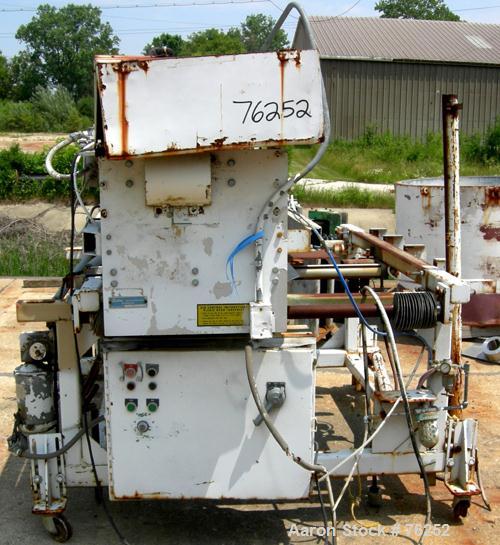 Used Sakas Traveling Cut-Off Saw, Model S60. 60" Wide travel, approxi