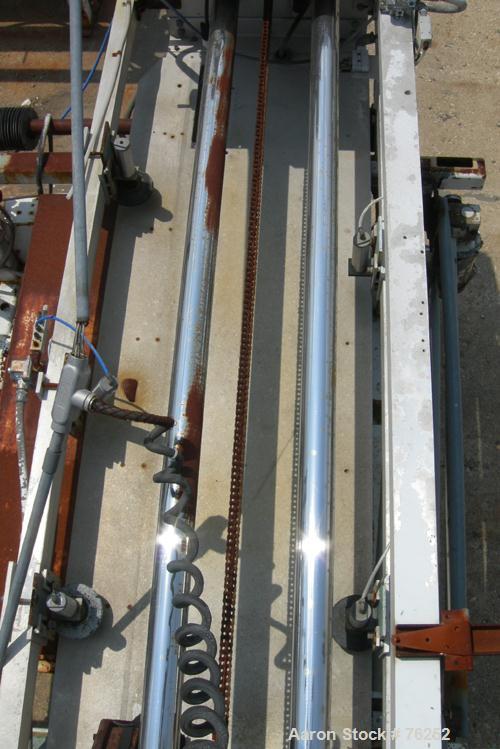 Used Sakas Traveling Cut-Off Saw, Model S60. 60" Wide travel, approxi