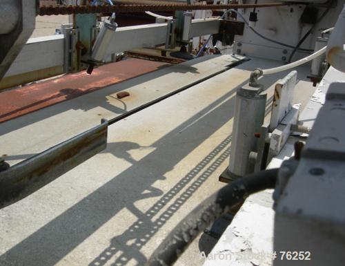 Used Sakas Traveling Cut-Off Saw, Model S60. 60" Wide travel, approxi