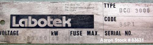 Used Labotek Desiccant Flexible Dryer, Model DCD3000. Approximately 1