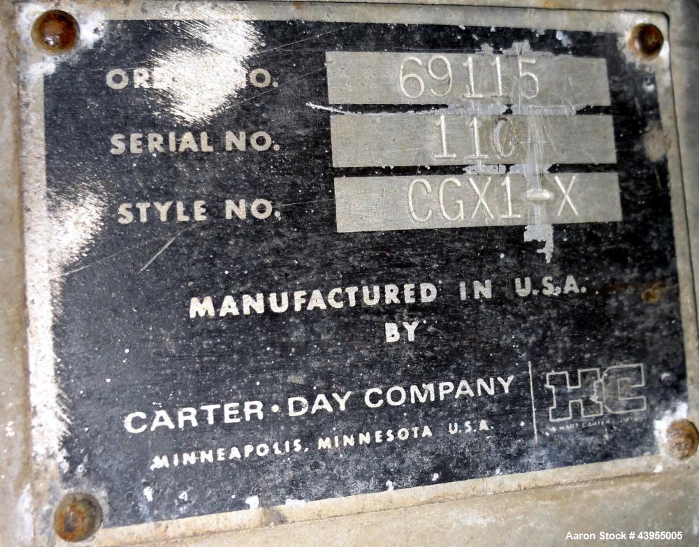 Used Carter Day Horizontal Rotary Wash & Dewatering Screener, Model C