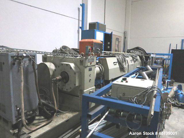 Used Berstoff 120 mm Single Screw Extruder, Model Schaumex 120. 120