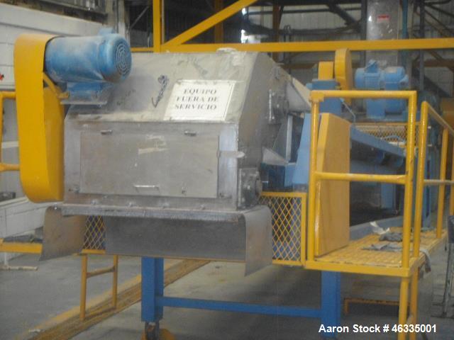 Used Buss KO-Kneader Single Screw Extruder, Model PR-140. Allowed pre