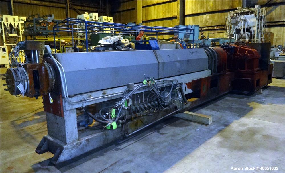 Used Egan Machinery 6" Single Screw Extruder. Approximate 22 to 1 L/D
