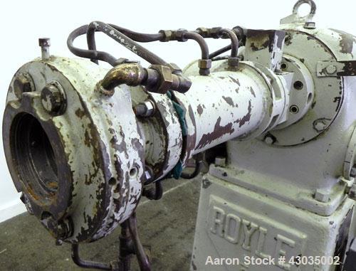 Used John Royle & Sons 1’’ Diameter Single Screw Extruder, Model 1/2.